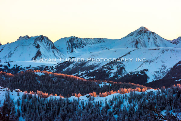 Alpenglow on Ridge – Ryan Turner Photography