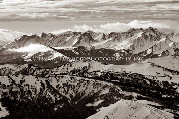 Looking into the Southern Madison Range – Ryan Turner Photography