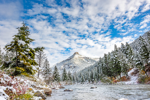 Storm Castle View Along the Gallatin River – Ryan Turner Photography
